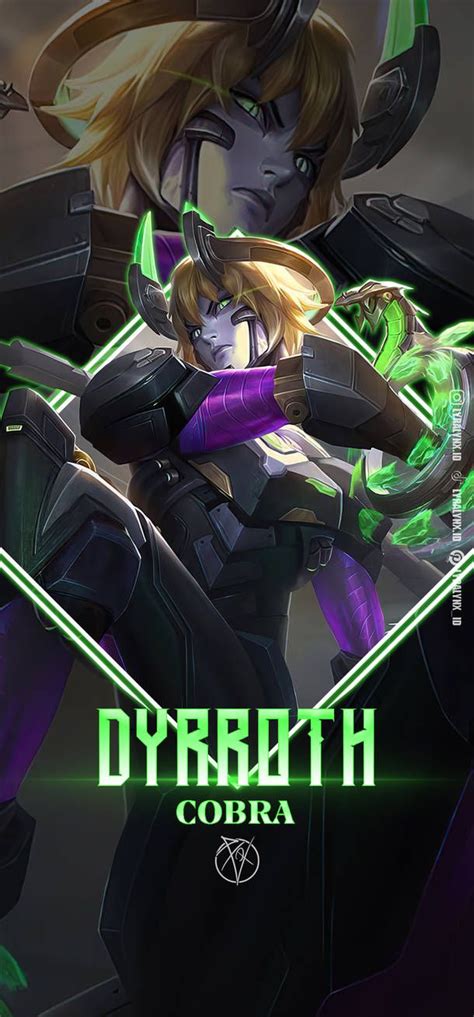Dyrroth Cobra By Efforfake On DeviantArt Mobile Legend Wallpaper