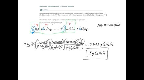 aleks solving for a reactant using a chemical equation example 1 youtube