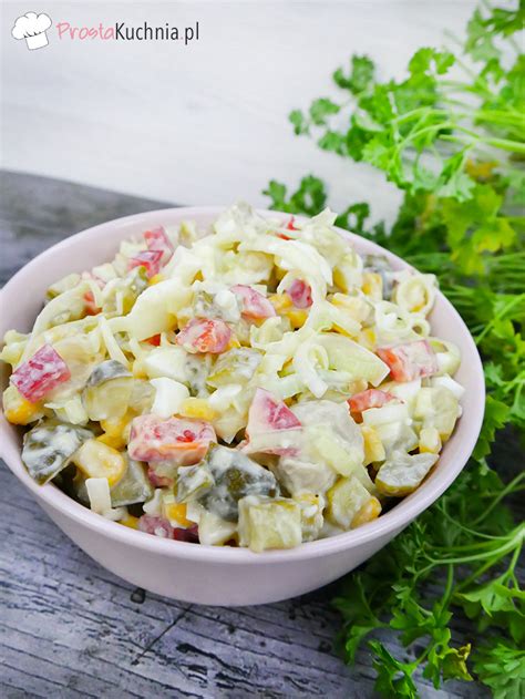 Sałatka z pieczarkami marynowanymi