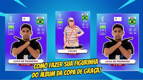 COMO FAZER SUA FIGURINHA DO ÁLBUM DA COPA DO MUNDO QATAR 2022 DE GRAÇA