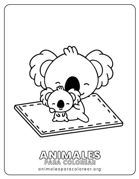 Koalas Para Colorear Descargar E Imprimir Gratis
