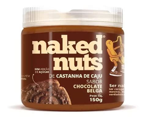 Pasta Castanha De Caju Chocolate Belga 150g Naked Nuts MercadoLivre