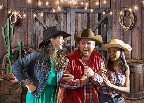 Alltten 7x5ft Western Cowboy Backdrop Western Party Decorations Wild