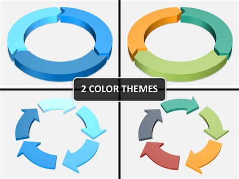 Powerpoint Circular Arrow Template