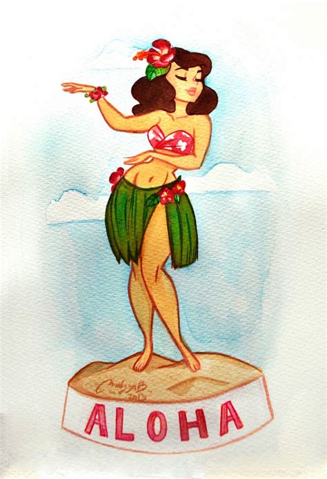 Melissa Ballesteros P Tiki Art Hawaiian Art Character Design