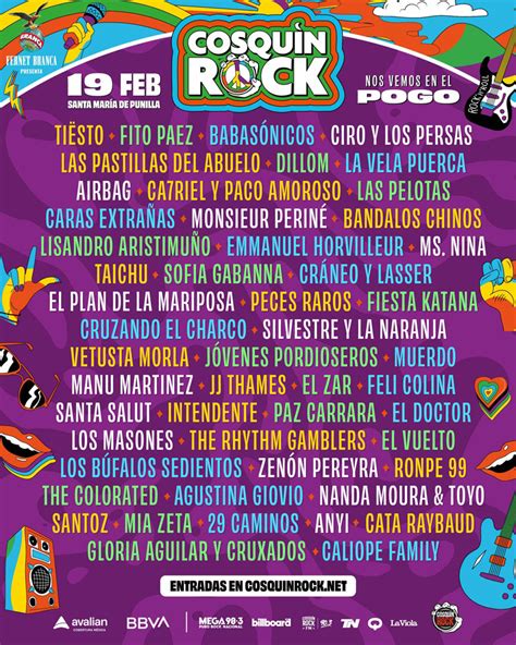 Cosquín Rock 2023 ya tiene grilla confirmada Rock ar