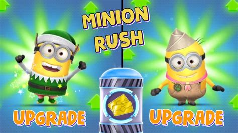 Minion Rush Elf Minion And Scout Minion Upgrade Level Up Costumes