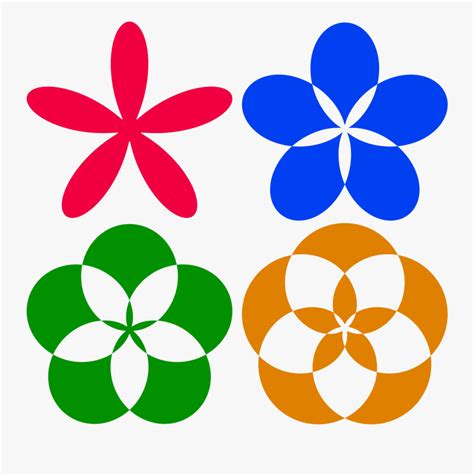 Mathematical Polar Equation Flowers Plant Greenery Geometric Patterns