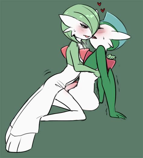 Rule 34 Amaranth Pink Ass Blush Clothing Duo Erection Gallade Gardevoir Gay Girly Hair Heart