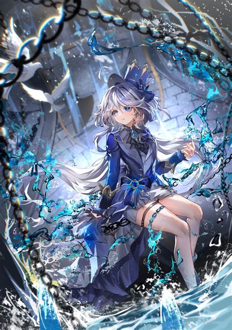 Furina Genshin Impact Drawn By Qiuci Danbooru