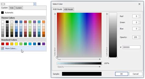ColorDialogOptions Class WinForms Controls DevExpress Documentation