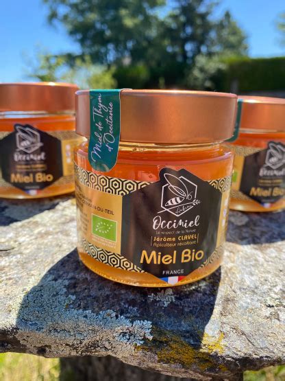 Miel BIO de Thym 280g Occimiel Apiculteur Lozère et Aubrac