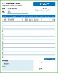AK043 AW XL APLIKASI BOOKING STOK BARANG SEWA Akoontan