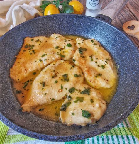 SCALOPPINE DI POLLO AL LIMONE