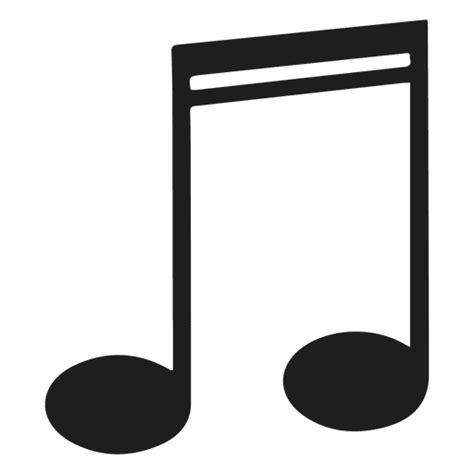 Design PNG E SVG De Semicolcheia Para Camisetas