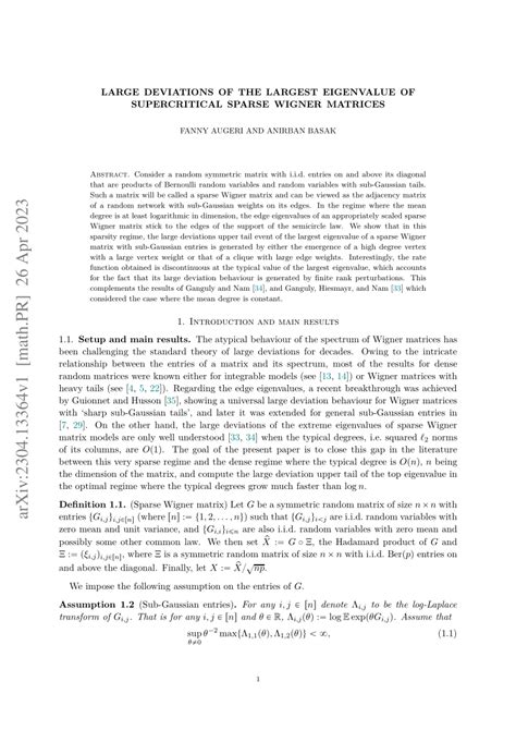 pdf large deviations of the largest eigenvalue of supercritical sparse wigner matrices