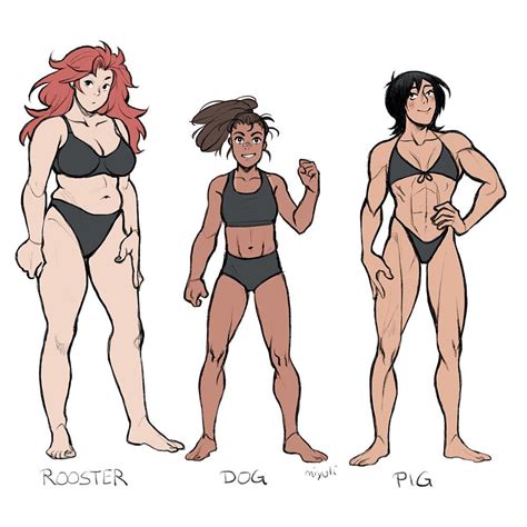 Pin by Agustín on References Body type drawing Character design Art