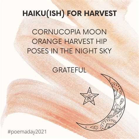 Poem 283 Haikuish For Harvest Vanessa Shields Writer
