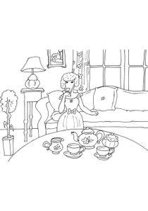 Coloriages Salon à imprimer Coloriages Maison