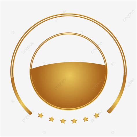 C Rculo Dorado Marco Borde Clipart Png Dibujos Circulo Borde Cuadro
