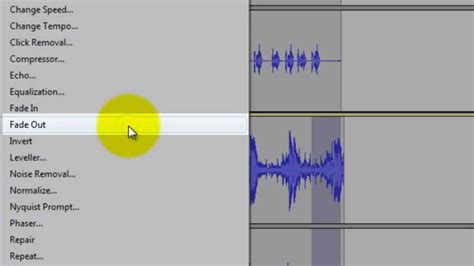 Audacity Fade In Out YouTube
