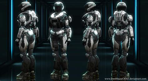 Halo Reach Female Kat Armor For XNALara XPS By JoesHouseOfArt On