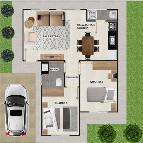 Plantas De Casas Simples Projetos Funcionais Para Casas Pequenas