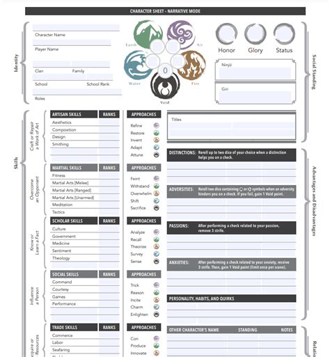 Ffg L5r Form Fillable Character Sheet Printable Forms Free Online