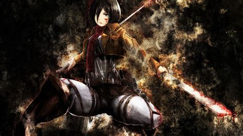 Fondos De Pantalla Anime Chicas Anime Shingeki No Kyojin Mikasa