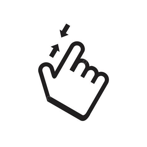 Cursor Hand Icon Palm Isolated Pixel Vector Palm Isolated Pixel Png