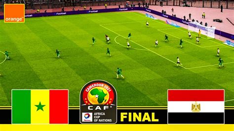 Pes Final Afcon Senegal Vs Egypt African Cup Of Nations