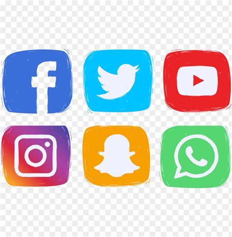 Social Media Icons Clipart PNG Transparent With Clear Background ID