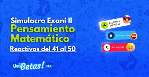 Examen Simulador EXANI II Pensamiento matemático Parte 5