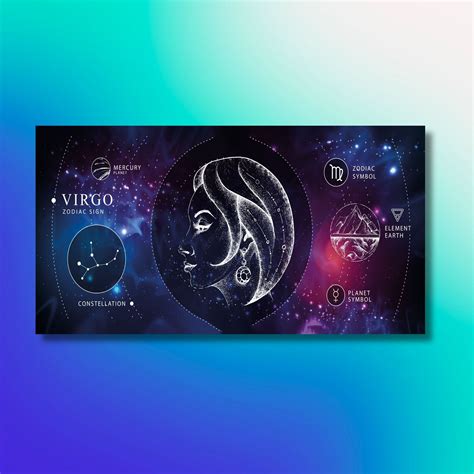 Panoramik Kanvas Astroloji Zodiac Ba Ak Bur Zellikleri Tablo Gaagart