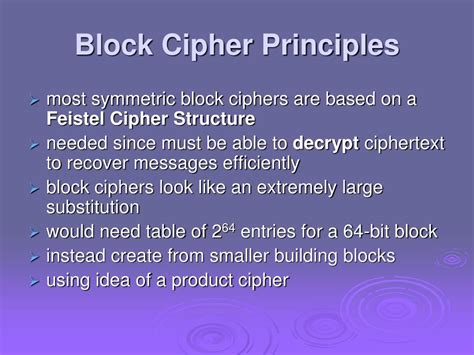 ppt modern block ciphers powerpoint presentation free download id 5812587
