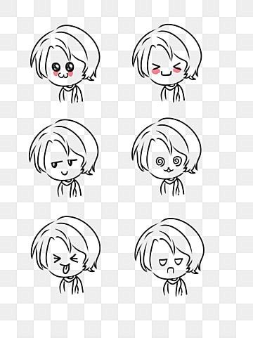 Material Png Para Expressões De Desenhos Animados PNG Desenho Animado