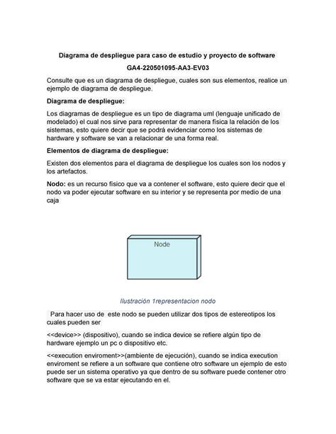 Diagrama Despliegue Diagrama De Despliegue Para Caso De Estudio Y
