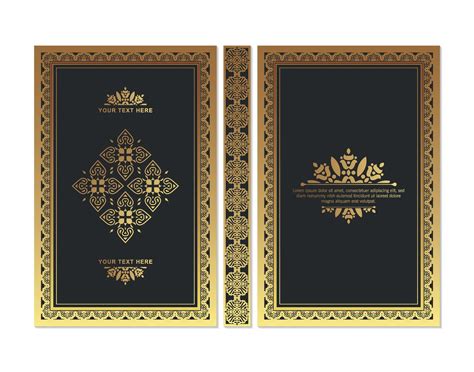 Luxury Ornamental Book Cover Design 40546025 Vector Art At Vecteezy