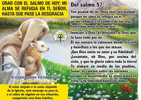 GOTA Católica Gotas de Dios ORAR CON EL SALMO DE HOY MI ALMA SE