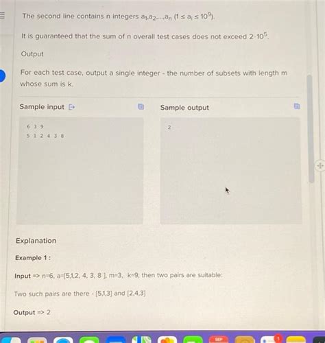 Solved Number Of Subsets You Are Given An Array A Of N Chegg