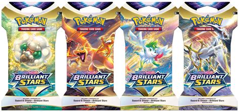 Pokémon Brilliant Stars Sleeved Boosterpacks Sword Shield SWSH9