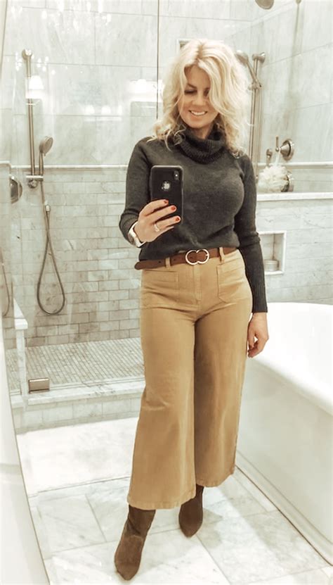 Wide Leg Cropped Pants Wide Leg Cropped Pants Wide Pants Outfit