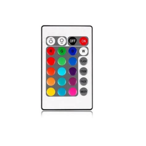 12V 5050 RGB LED Strip Controller Box With 24 Key IR Remote Control