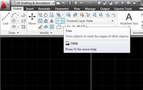 Dicas De Autocad Comandos B Sicos Trim Cortar