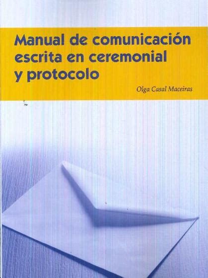 Livro manual de comunicación escrita en ceremonial y protoco Outros