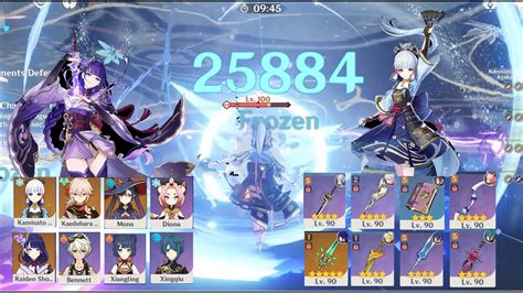 F2P C0 Ayaka Freeze C0 Raiden National Spiral Abyss 4 0 3 8 Floor