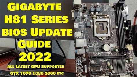 How To Update Gigabyte H Motherboard Bios Trough Usb Guide For All