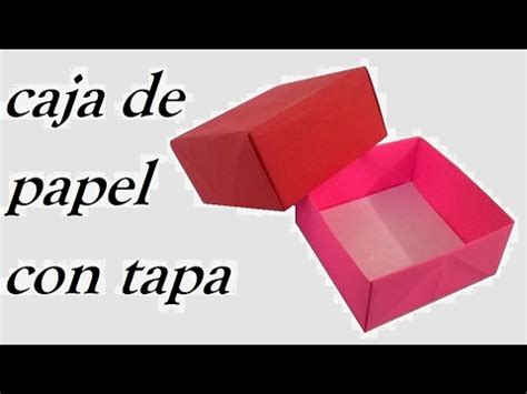COMO HACER UNA CAJA DE PAPEL muy facil Audio Español Origami box