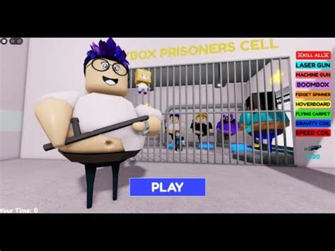 New Lankybox Barry S Prison Run Obby Youtube