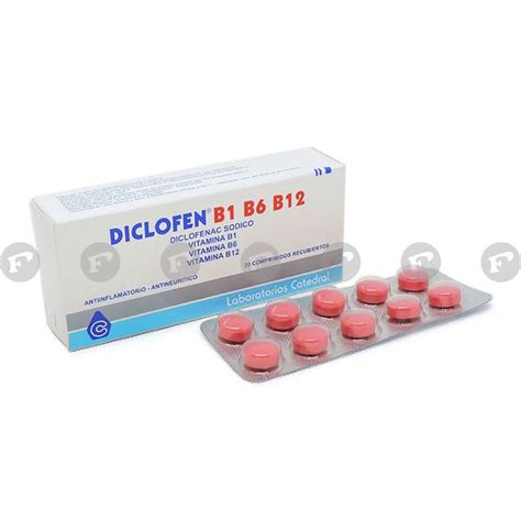 Diclofen B1 B6 B12 Diclofenac Sodico Vitamina B1 Vitamina B6 Vitamina